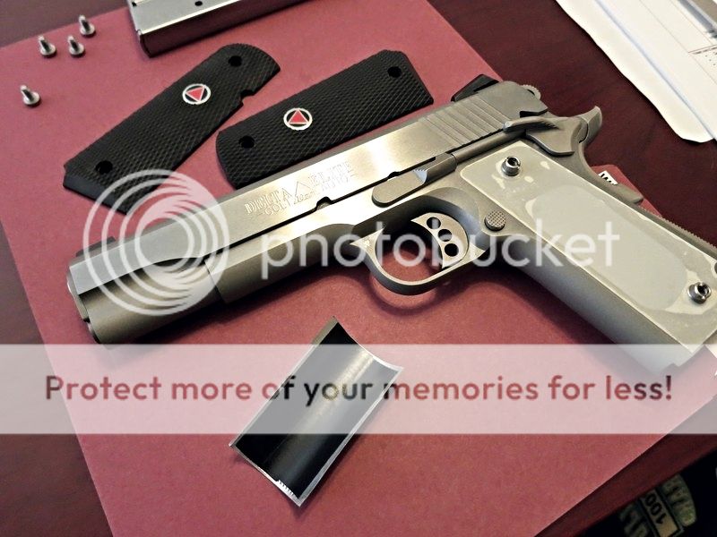 Easy Add-On Front Strap Checkering $9.99 | 1911Forum