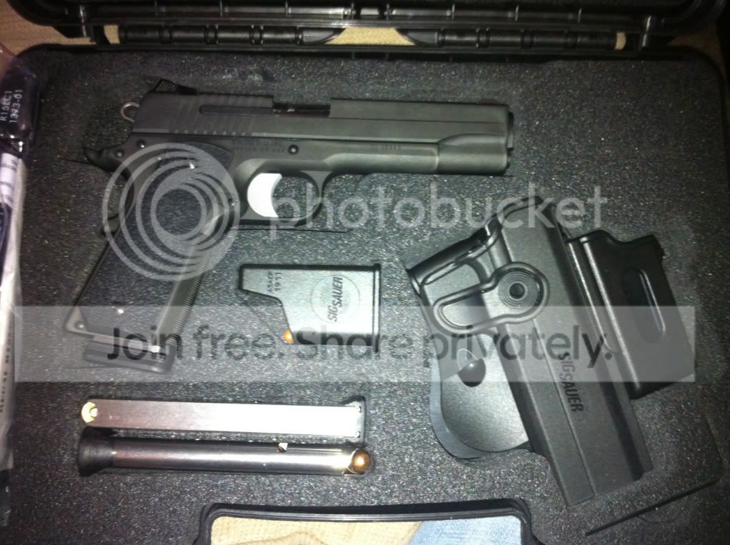 Brand-spanking new Sig Sauer 1911 XO (TacPac)