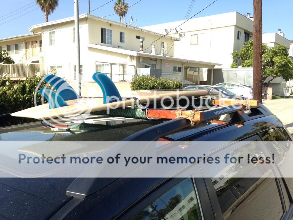 DIY redwood surf racks | Subaru Forester Owners Forum