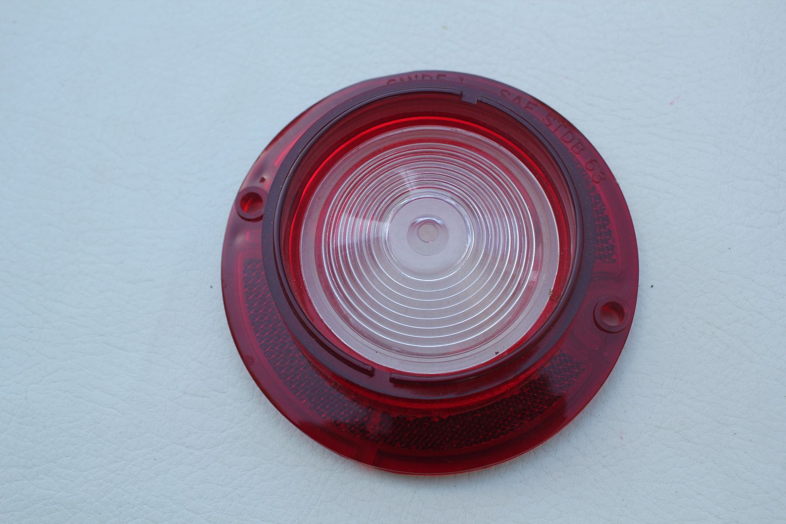 1963 Chevy Impala Rear Tail Backup Light Lamp Lenses Pair Set Of 2 Guide Script - Muds Classic Parts