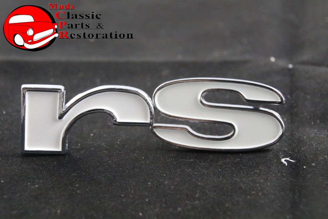 1967 Chevy Camaro Rally Sport Rs Front Fender Emblem Letters Left Right ...