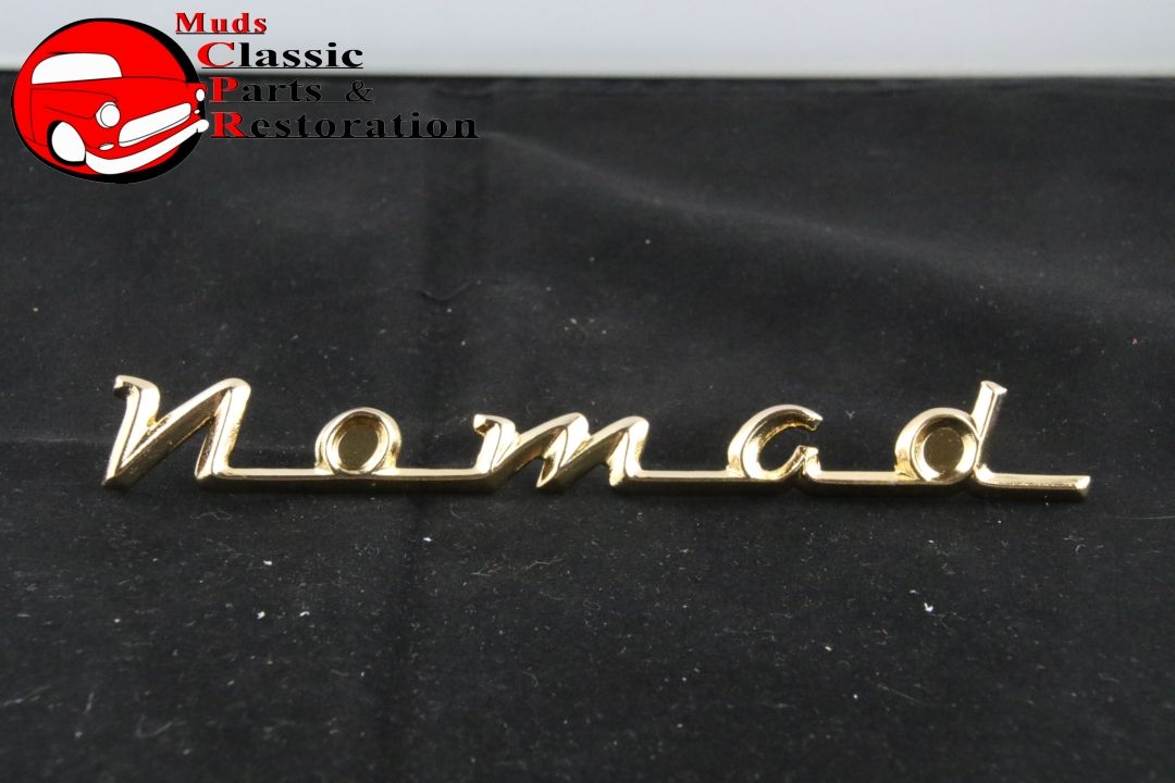 1957 Chevy Nomad Station Wagon Chrome Tailgate Script Emblem Badge Each ...
