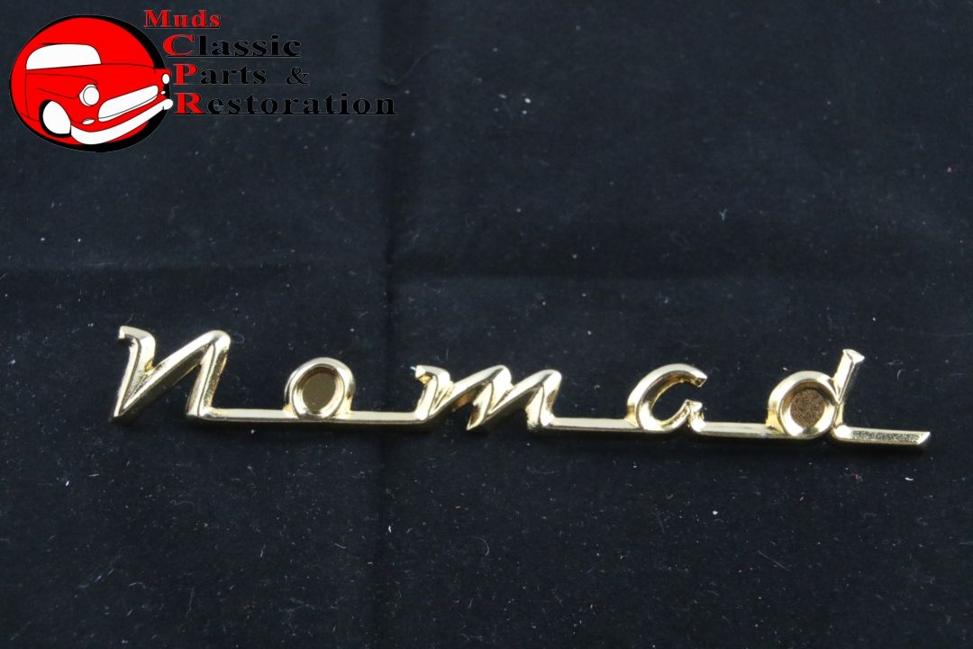 1957 Chevy Nomad Station Wagon Chrome Tailgate Script Emblem Badge Each ...