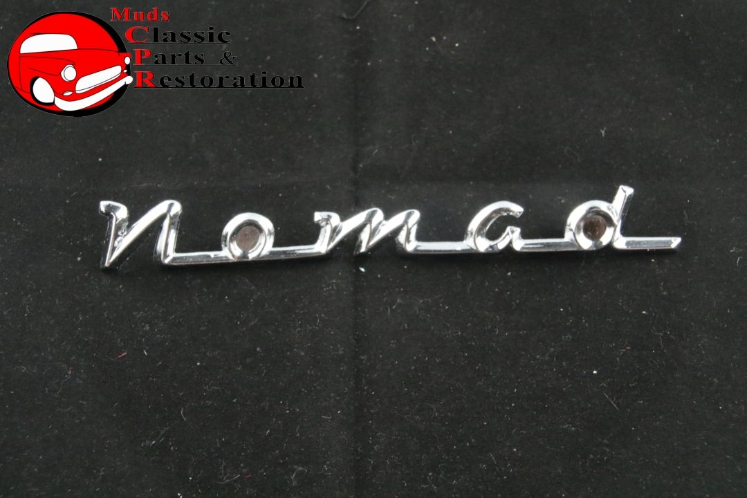1958 Chevy Nomad Station Wagon Tailgate Script Emblem Badge Each New ...