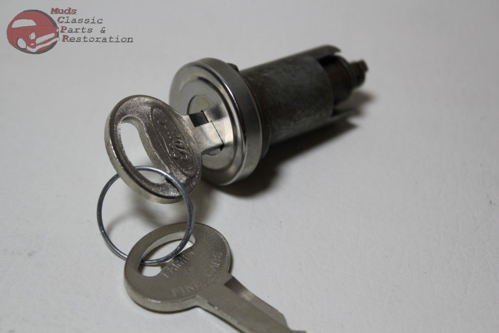 66-70 Ford Falcon Ranchero Trunk Lock Cylinder W Keys New - Muds ...