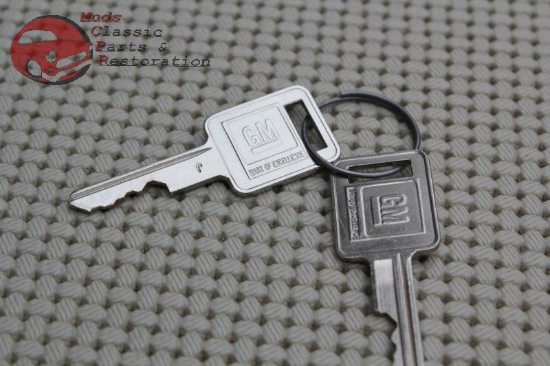 GM Chevy Lock Key Set Ignition Door Nova Impala Truck Firebird Camaro ...