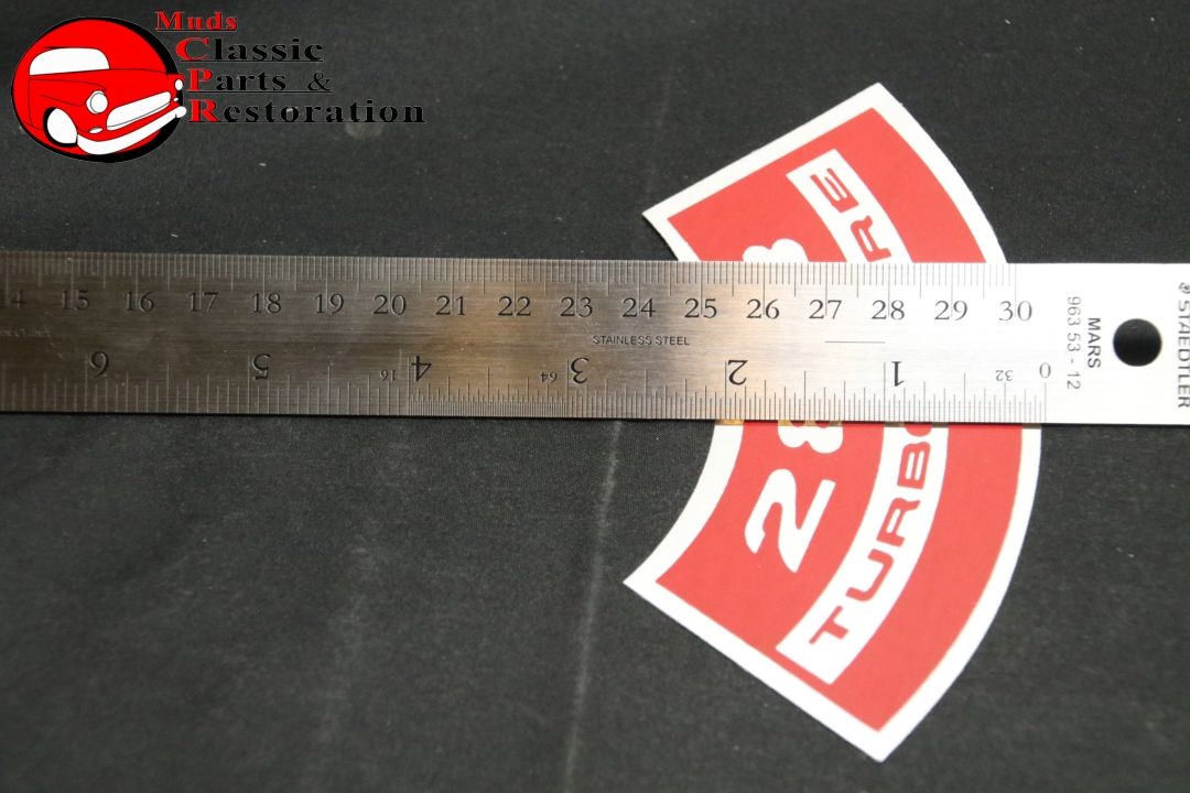 Chevy 283 Turbo Fire Air Cleaner Decal - Muds Classic Parts