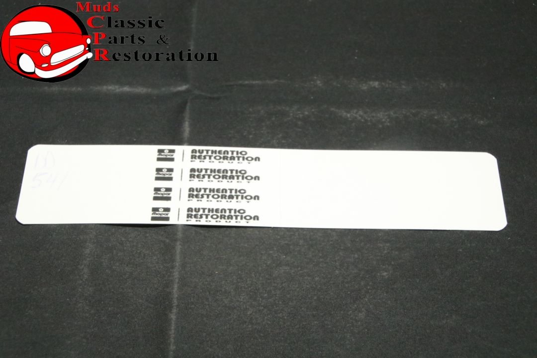 66 Imperial Valve Cover Decal - Muds Classic Parts
