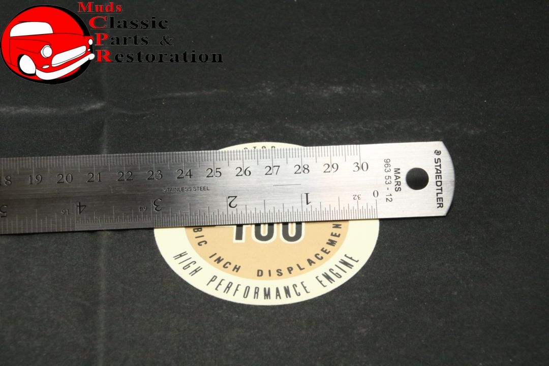 62 63 Ford Galaxie 406 Hp Valve Cover Decals - Muds Classic Parts