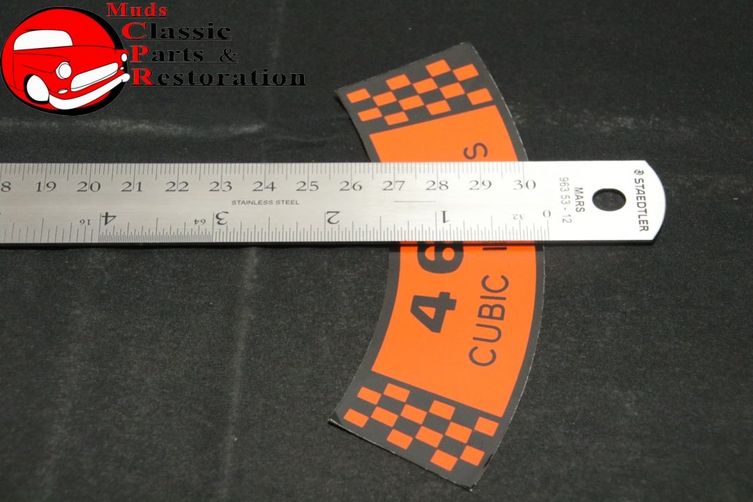 71 Ford Fullsize 460 Cubic Inches Air Cleaner Decal - Muds Classic Parts