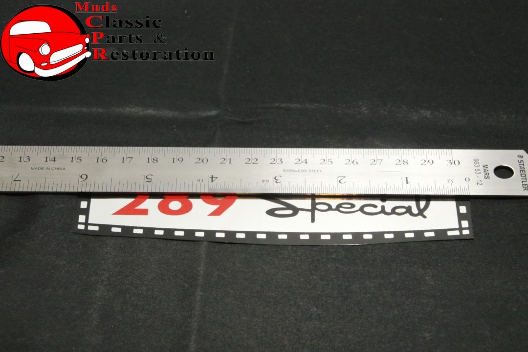 64 65 66 Ford Fairlane 289 Special Valve Cover Decals Pair - Muds ...