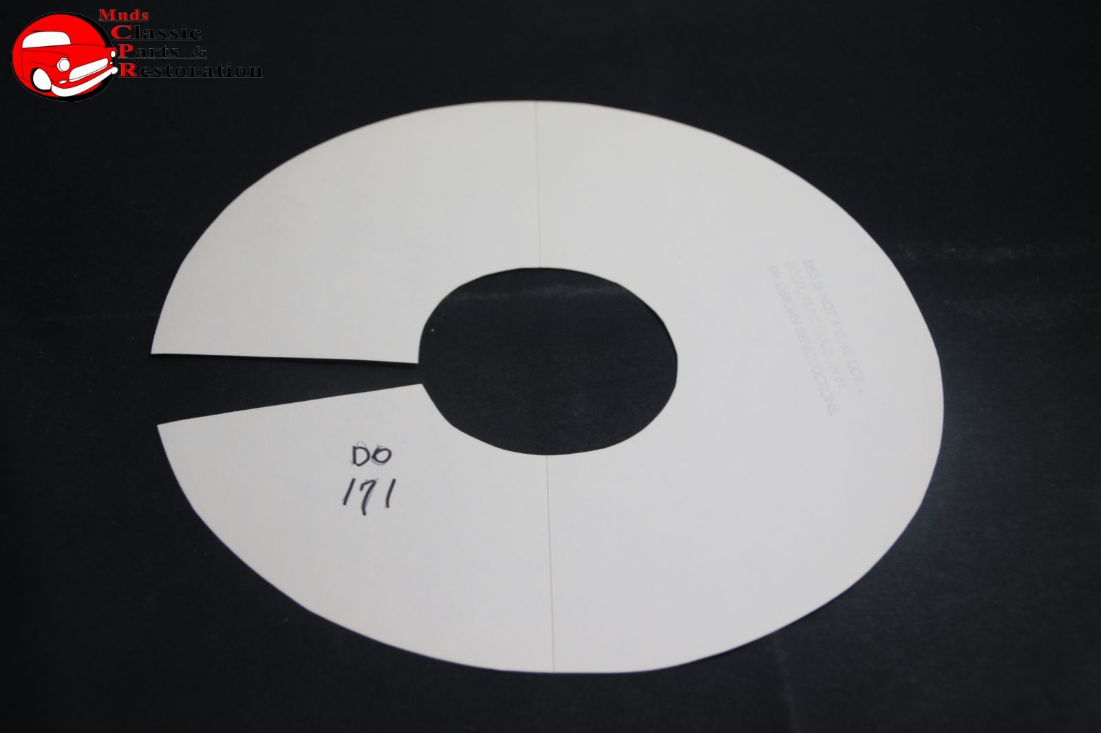 65-67 Oldsmobile Super Rocket Ultra High Compression Air Cleaner Decal ...