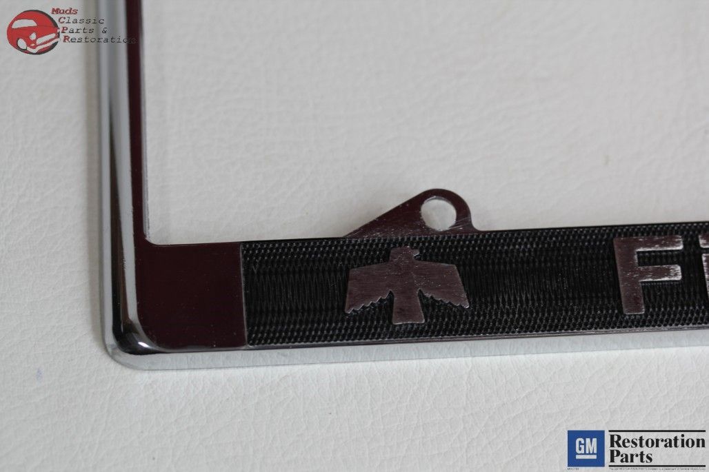 1969 Gm License Pontiac Firebird Front Rear License Plate Tag Holder ...