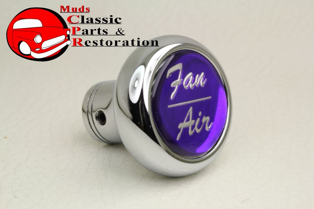 Deluxe Fan Air Cab Dash Knob Truck Hot Rat Street Rod Custom Rig Glossy ...